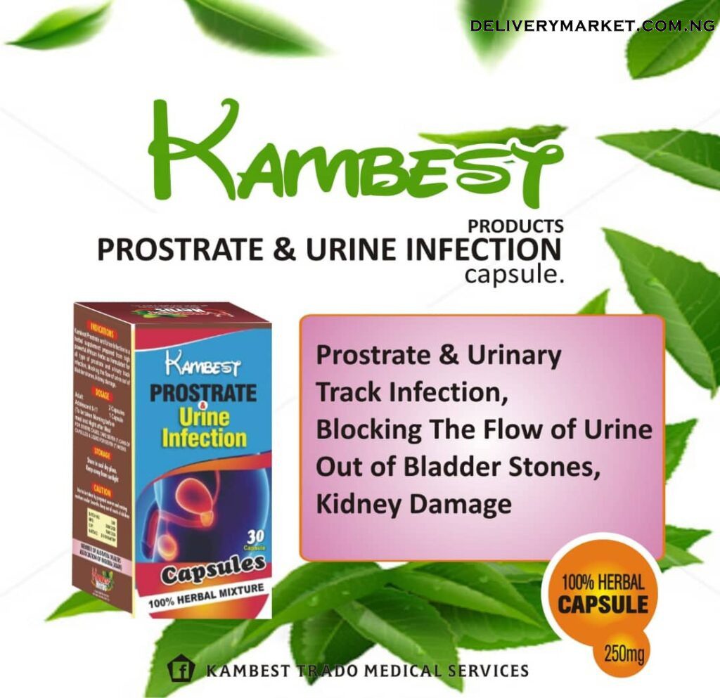 Kambest Prostrate and Urine Infection capsules (30capsules) - Delivery ...